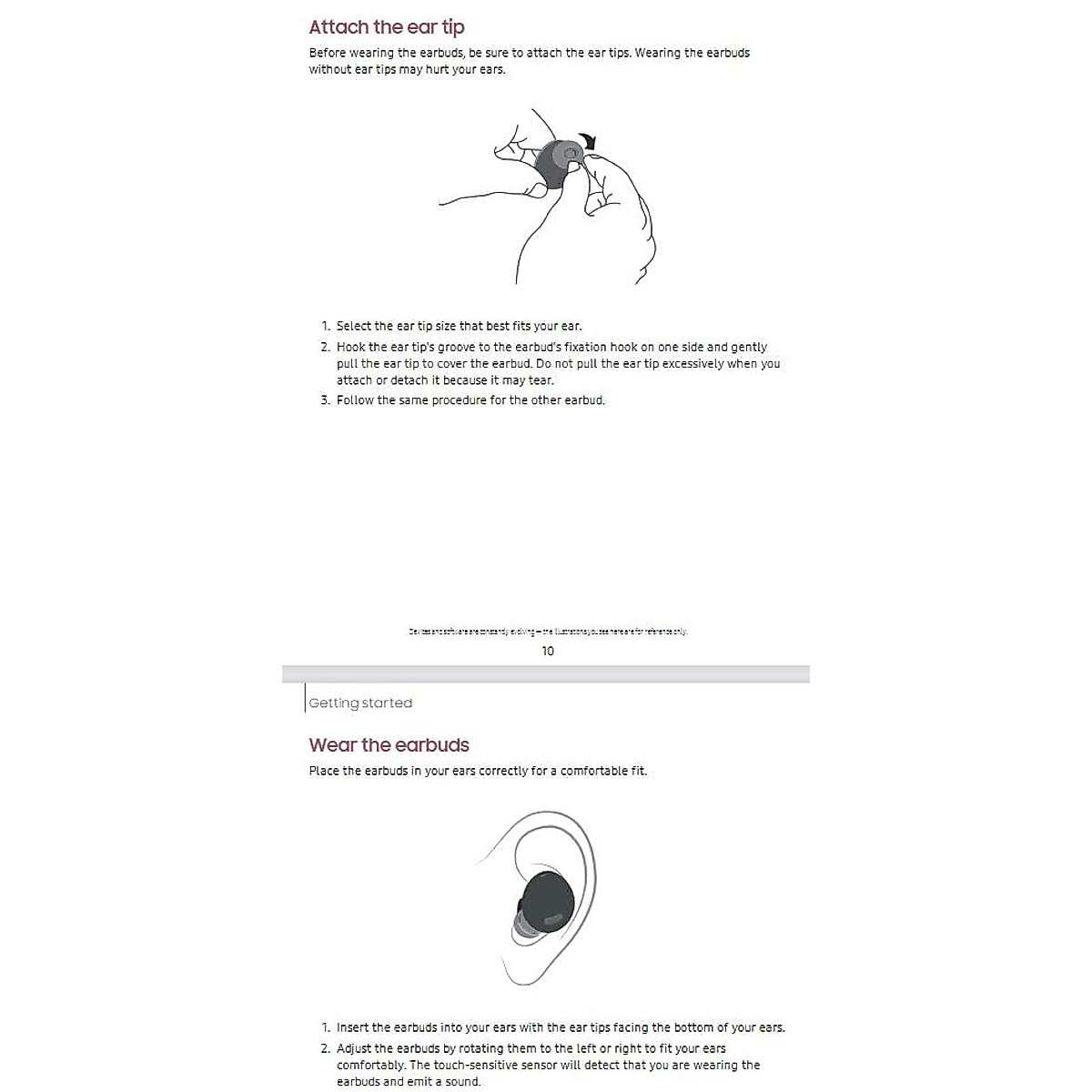 SAMSUNG Galaxy Buds Pro True Wireless Bluetooth Earbuds w/ Noise Cancelling, Charging Case, IPX7 Water Resistant, Long Battery Life, Touch Control, US Version, Phantom Violet