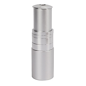 Dilwe Bike Stem Riser Adaptor, Aluminum Alloy Fork Stem Extender Up Adapter Suitable for Outdoor Mountain Road Bikes