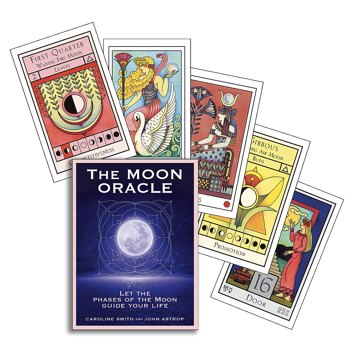 The Moon Oracle: Let the Phases of the Moon Guide Your Life (72 Cards with 128-Page Book)