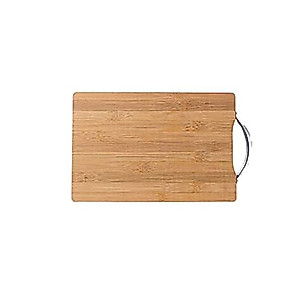 GULRUH Wood Cutting Boards for Kitchen, Bamboo Cutting Board for Kitchen, Can Be Used As Cheese Board, with Handle, Non-Slip, Size:34cm*24cm