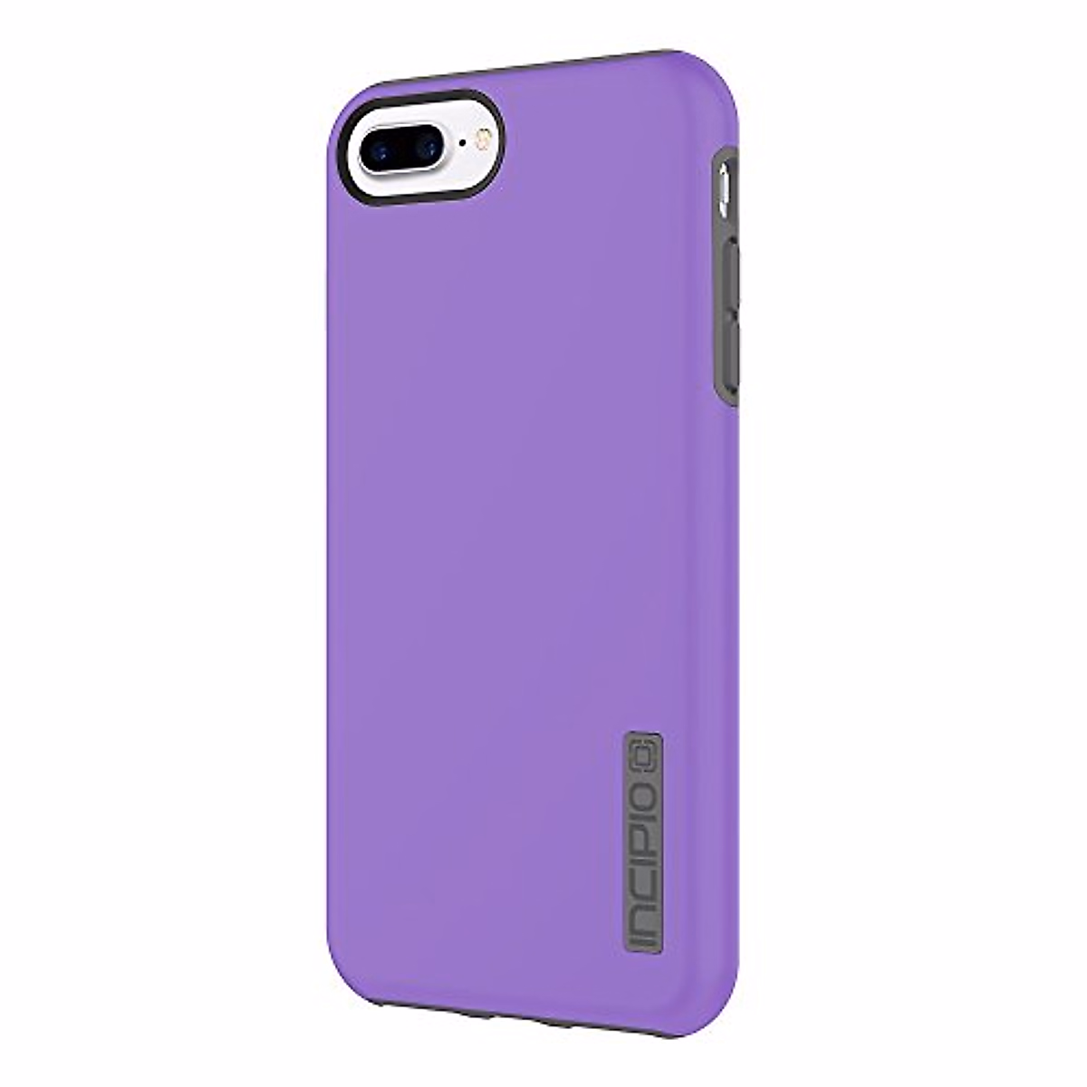 iPhone 8 Plus Case, iPhone 7 Plus Case, Incipio Premium DualPro Shockproof Hard Shell Hybrid Rugged Dual Layer Protective Outer Shell Shock and Impact Absorption Cover (5.5 Inch) - Purple/Charcoal