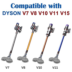 Electric Mop Head Compatible with Dyson V11 V10 V8 V7 Cordless Stick Vacuum Cleaner, Hardwood Floor Attachment wet and dry dual-use