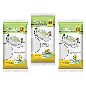 Tidy Cat Breeze Cat Pads 4 / Pack, 3 Packs