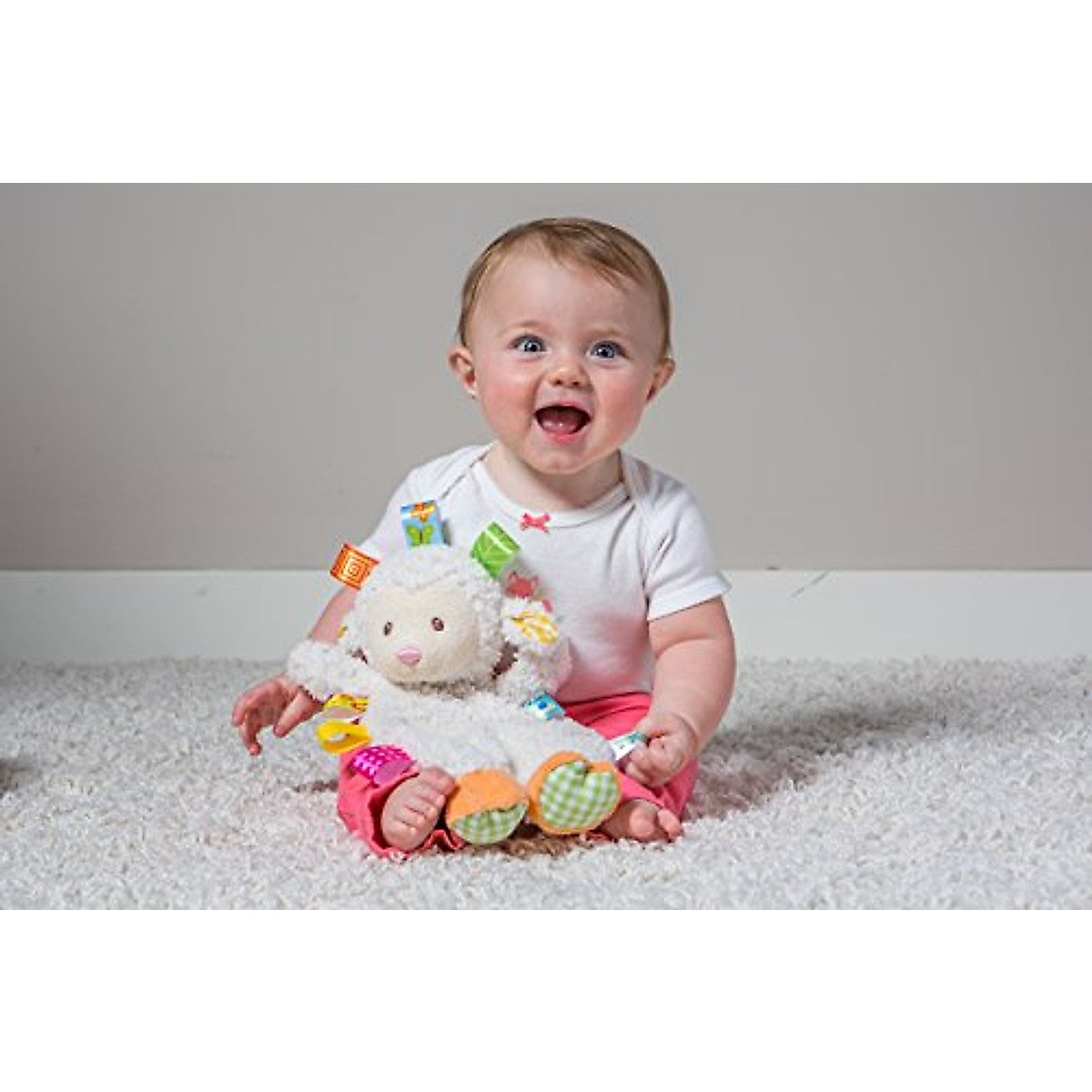 Taggies Sherbet Lamb Lovey Toy, 12 Inch (Pack of 1)