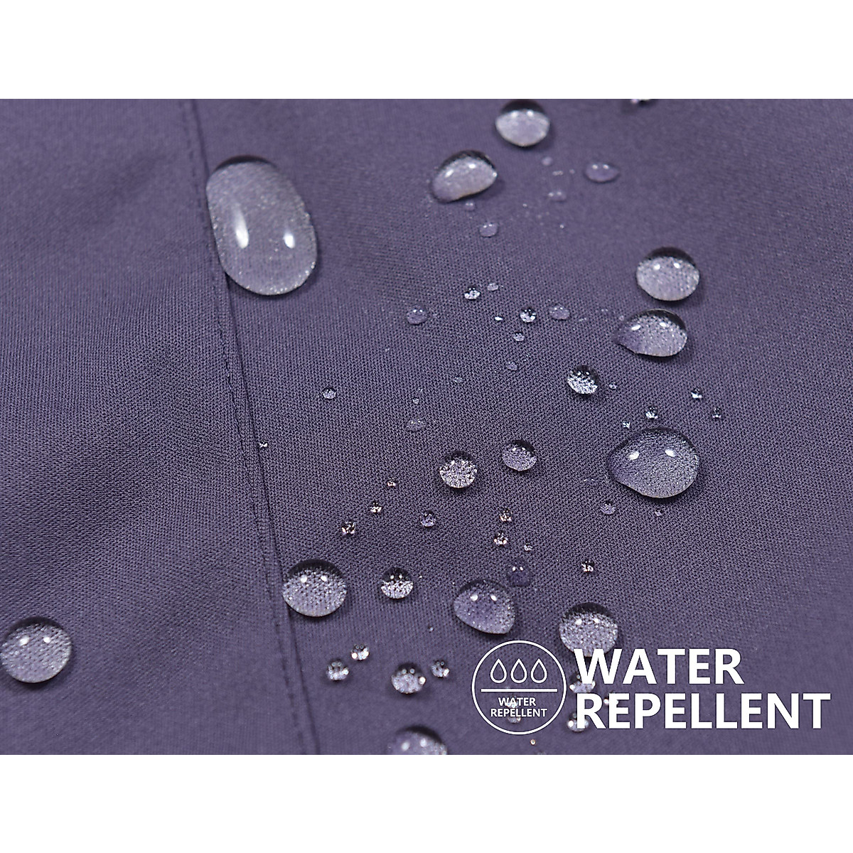 Little Donkey Andy Women's Lightweight Softshell Vest, Windproof Sleeveless Jacket for Running Hiking Travel, Purple S