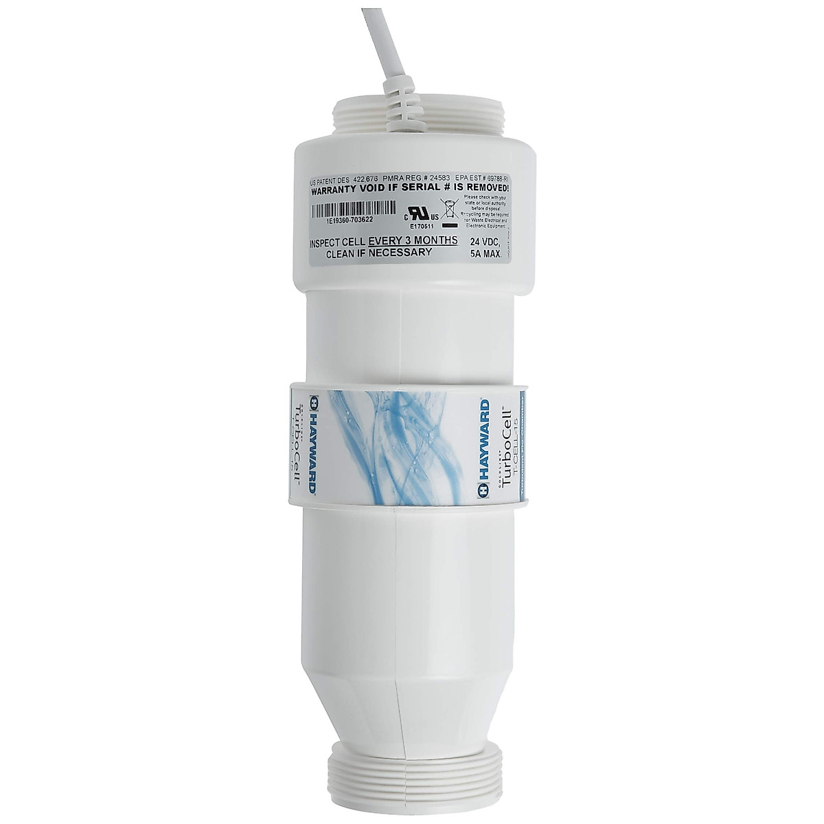 Hayward W3T-CELL-15 TurboCell Salt Chlorination Cell for In-Ground Swimming Pools up to 40,000 Gallons