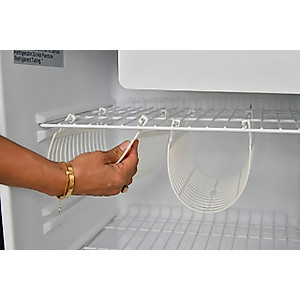 Home-X Fridge Organizer Clip-on Bottle Shelf, Refrigerator/Freezer Wine Storage Rack