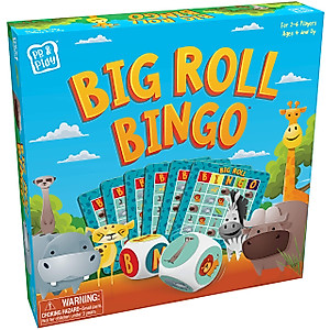 Big Roll Bingo: Safari - Take a Walk on The Wild Side by Pressman, Multi Color