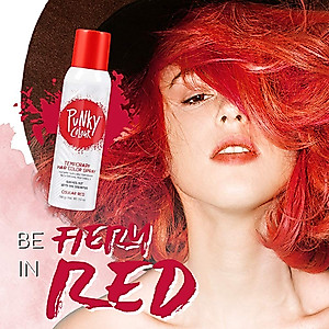 Punky Temporary Hair Color Spray, Cougar Red, Non-Damaging Spray-On Hair Dye Instant Vivid Hair Color, 3.5 oz, 2-Pack