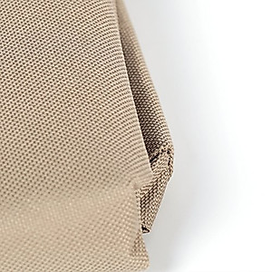 BALI OUTDOORS Square Durable Brown Gas Fire Pit Cover, 30.7 Inch Wide 23.6 Inch High