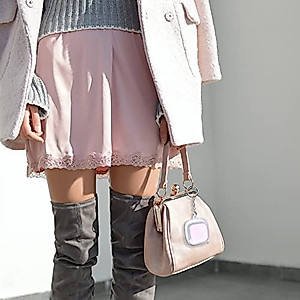 Beats Fit Pro Case Cover, Filoto Laser PC Beats Fit Pro Case for Women Girls, Cute Protective Apple Beats Fit Pro Earbuds Case Cover with Keychain Accessories,White