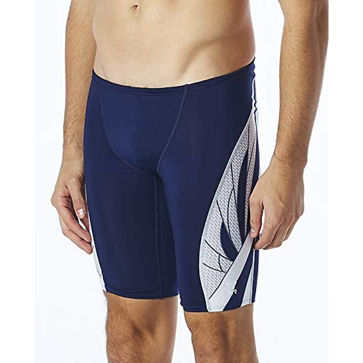 TYR SPX7A40826 Phoenix Splice Male Jammer Nvy/White 26