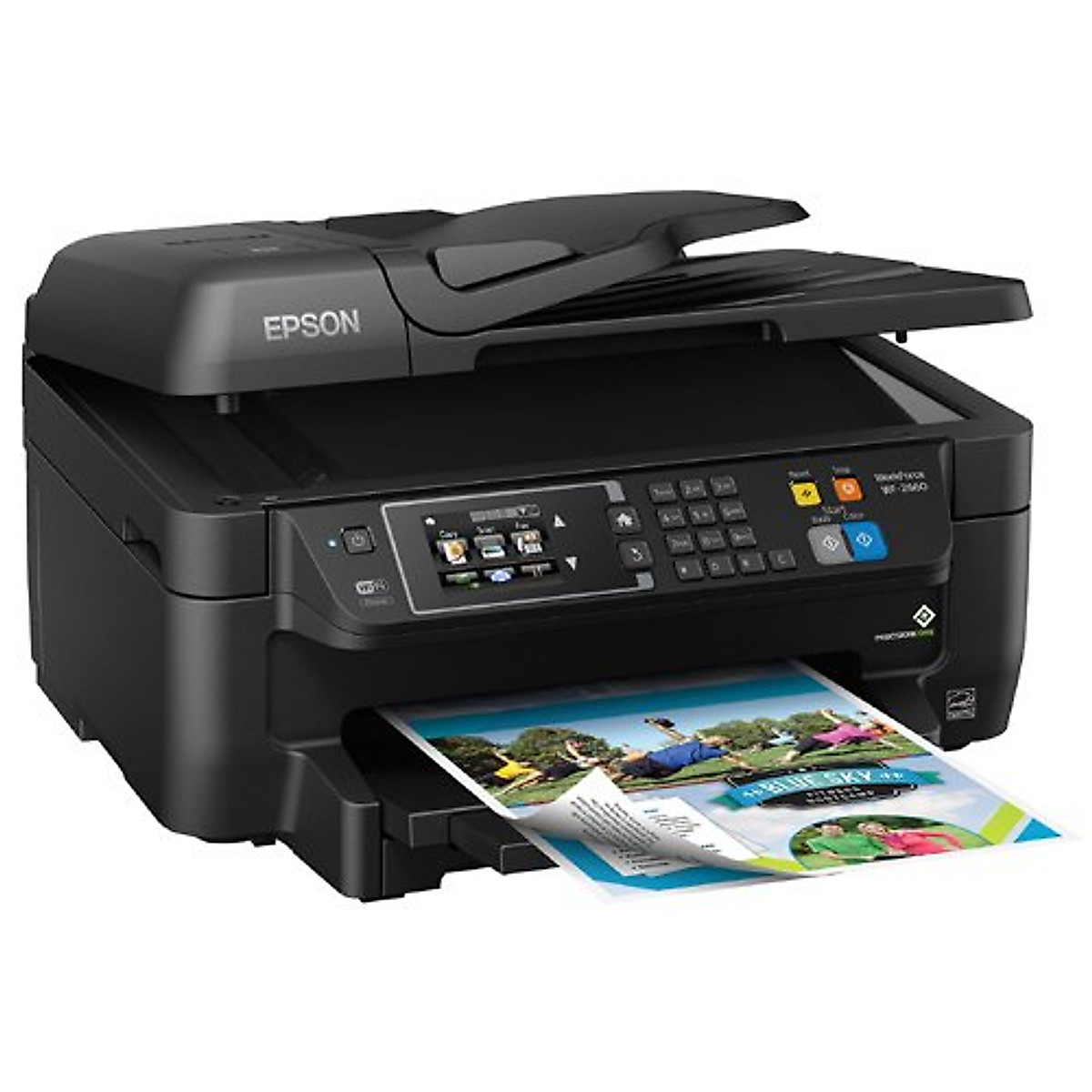 Epson Workforce WF-2660 All-in-One Wireless Color Printer with Scanner, Copier and Fax