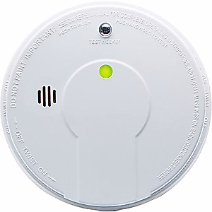 Kidde Smoke Detector, Hardwired Smoke Alarm with 9-Volt Battery Backup, Test-Reset Button, Interconnect Capability