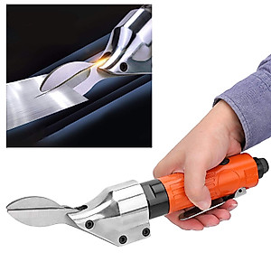 1/4in Air Shears, 2500rmp Pneumatic Metal Cutter Steel Straight Blade Scissors for Automobile Maintenance, Hardware Processing