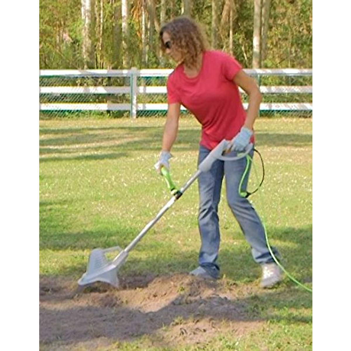 Earthwise TC70025 7.5-Inch 2.5-Amp Corded Electric Tiller/Cultivator, 7.5-Inch, 2.5-Amp Corded, Grey