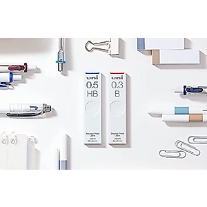 Uni Pencil Lead,"The Uni" Smudge-Proof Leads, 0.3mm HB, 25 Leads x 5 Pack