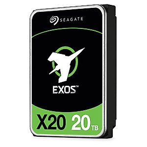 Seagate Exos X20 ST20000NM002D 512E/4KN SAS 12Gb/s 20TB 7200RPM 256MB Enterprise Hard Drive,Mechanical Hard Disk