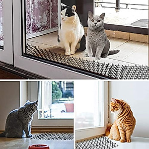 One Sight Scat Mat for Cats with Spikes, 78x11 inches, Cat Repellent Outdoor, Cat Deterrent Indoor, Dog Digging Deterrent for Garden and Fence, Cats Stopper Network