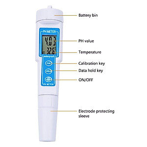 Y-LKUN Water Quality Meter Waterproof High Precision Digital LCD PH Meter Acidometer Soil Aquarium Pool Water Analyzer Tool Measuring Tool Moisture Meter