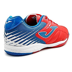 Toledo Junior Kids Indoor Soccer Shoes Red/Blue Royal-1