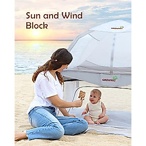 GROWNSY Foldable Baby Playpen & Bottle Sterilizer