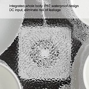 Mini USB Ultrasonic Dishwasher, Portable USB Dish Washing Machine Cleaner Washing Tools for Dishware Fruit Vegetable, Compact Turbo Washer for Home Kitchen Apartment (White)