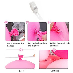 Balloon Arch Garland Decorating Strip, Balloon Decorating Strip, Dot Glue, for Party Easy to Make Balloon Garland(Upgraded Version)