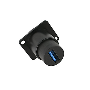 Toronce USB3.0 D Series Panel-Mount Connector | D-USB-3.0 USB 3.0 Pass Through Connector