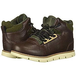 OshKosh B'Gosh Boys' Alder Ankle Boot, brown, 4 M US Toddler