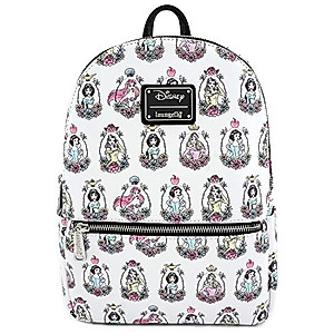 Loungefly Princess Portraits Faux Leather Mini Backpack Standard