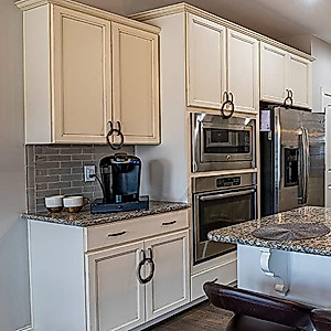 3 Pieces Fridge Freezer Refrigerator Cabinet Lock, 10000 Combinations Child Kids Safety Locks for French Doors, Safe Strap Kitchen Bathroom Doors RV No Screw Fridge Lock (Black)