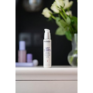 Goldwell Dualsenses Just Smooth Taming Anti-Frizz & Humidity Control 6 Effects Serum, Paraben Free, Floral, 100ml