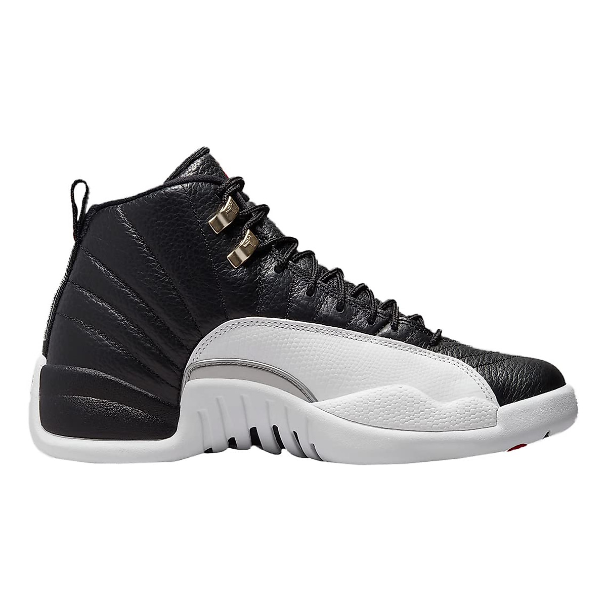 Mens Jordan 12 Retro Playoffs Black/Varsity Red-White (CT8013 006) - 13