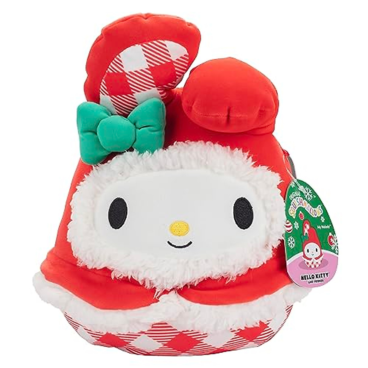 Squishmallows 8-Inch My Melody - Official Jazwares Plush - Collectible Soft & Squishy Hello Kitty Stuffed Animal Toy - Add to Your Squad - Gift for Kids, Girls & Boys