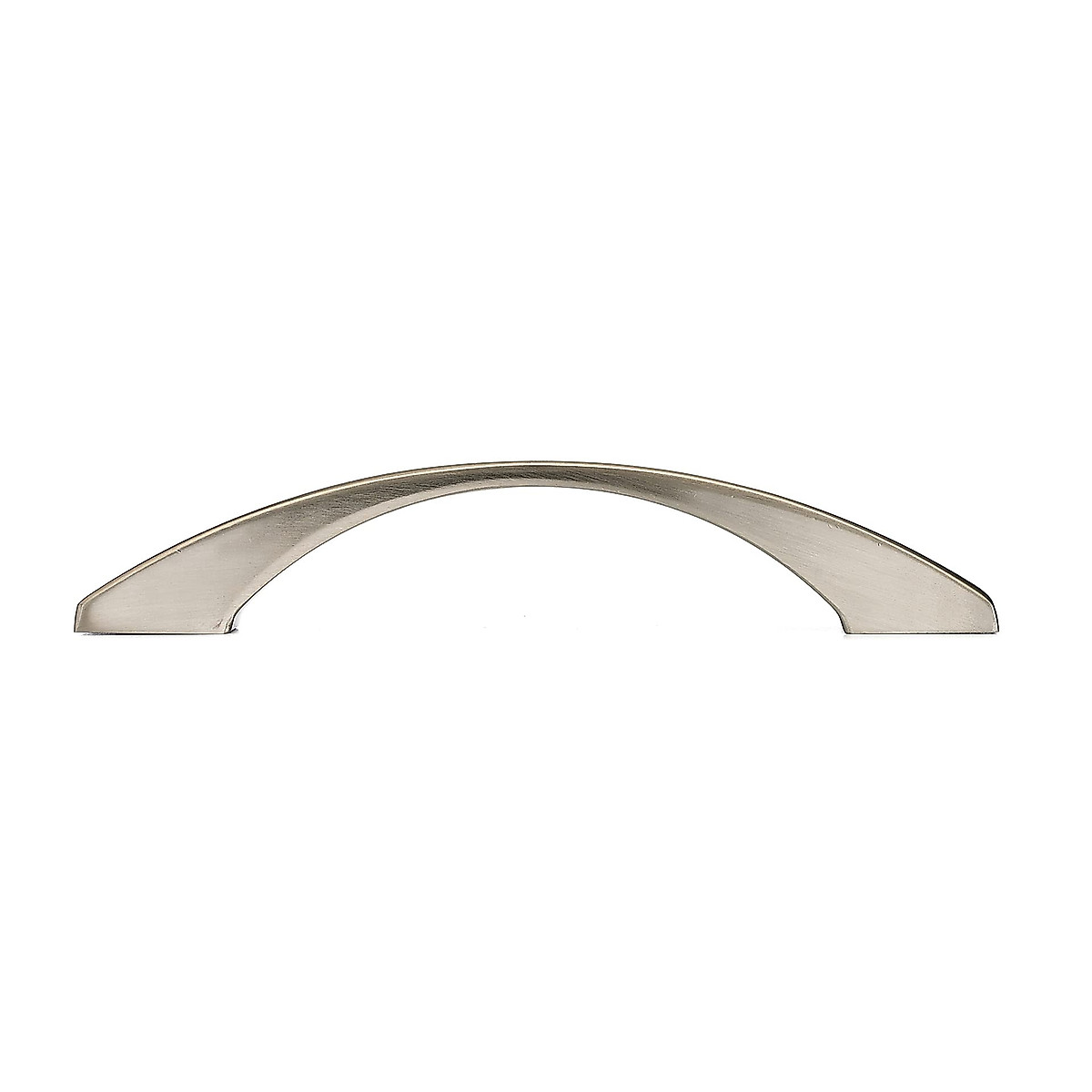 Richelieu Hardware BP391371195 Clignancourt Collection 3 3/4-inch (96 mm) Center-to-Center Brushed Nickel Traditional Cabinet and Drawer Pull Handle for Kitchen, Bathroom, and Furniture