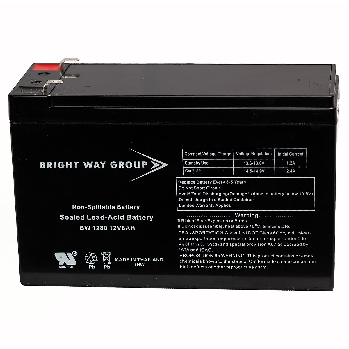 Bright Way Group BW 1280 F2 (0170) BWG 1280 F2 Battery