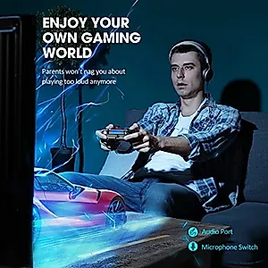 Wireless Controller for PS4, 1300mAh Rechargeable Battery Game Controller for Playstation 4/Pro/Slim, Dual Vibration Game Joystick Controller/Headset Jack/ Six-axis Sensor Compatible with PS4 Console