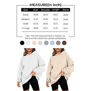 EFAN Hoodies for Women Black Oversized Sweatshirts Hooded Pullover Casual Workout Fall Fashion Outfits Winter Clothes 2024