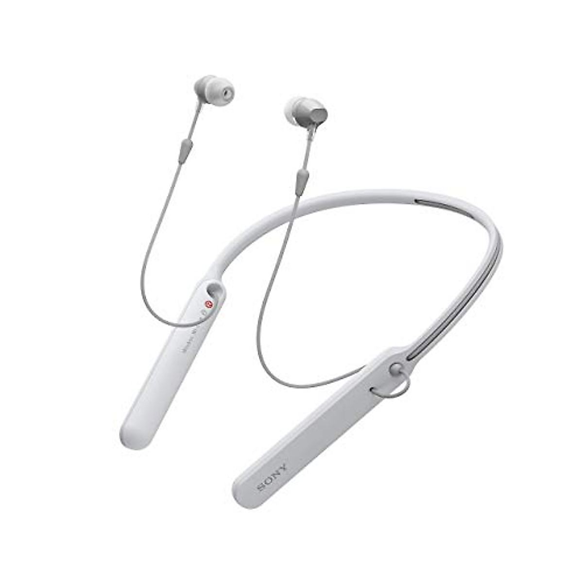 Sony - C400 Wireless Behind-Neck in Ear Headphone White (WIC400/W)