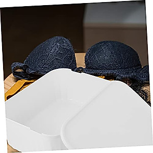Cabilock 1pc Underwear Storage Box Belt Plastic Container Plastic Compartment Organizer Box Desk Drawer Containers with Lids Bra Compartment Organizer Closet Underwear Organizer Socks Case