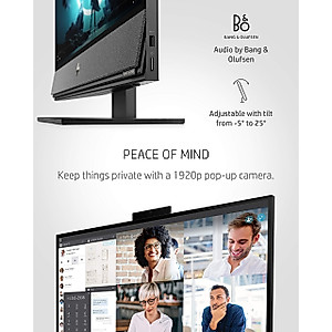HP Envy All-in-One PC, NVIDIA GeForce GTX 1650, 10th Gen Intel Core i7-10700 Processor, 16 GB RAM, 1 TB SSD Storage, 31.5” 4K UHD Display, Wide-Color-Gamut & 600 nits Peak Brightness (32-a1010, 2021)