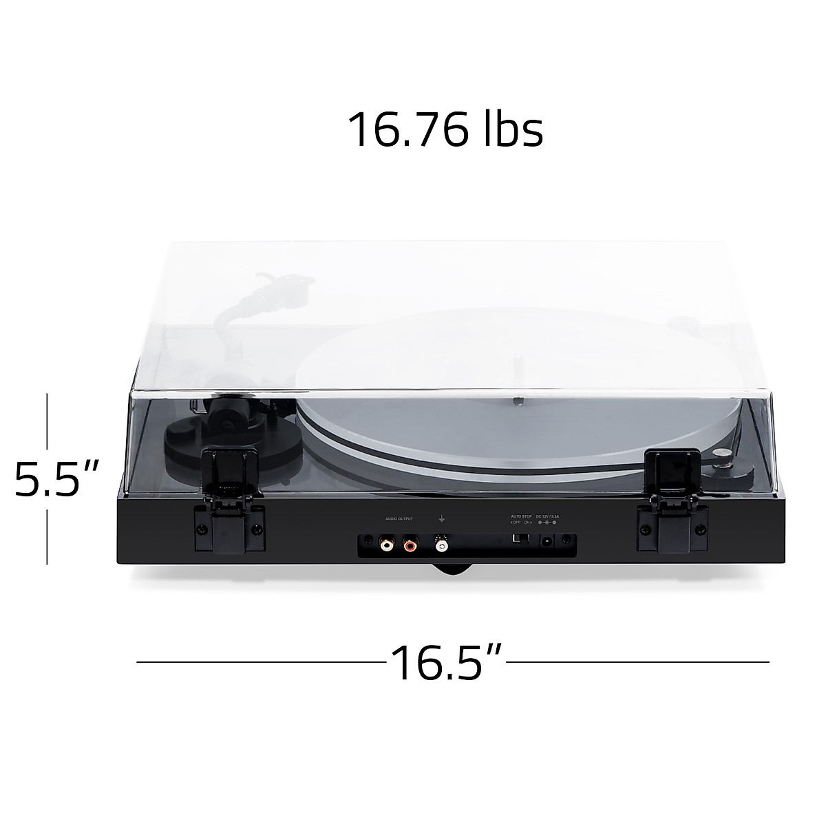 Fluance RT85 Turntable with Ortofon Cartridge, Acrylic Platter, Speed Control, and Vibration Isolation - High Fidelity Vinyl Record Player