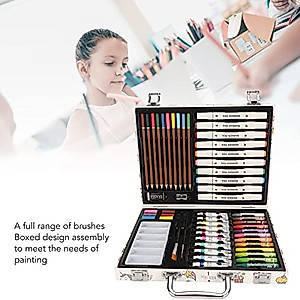 Marker Crayon Kit Arts and Crafts Supplies Coloring Art Kit Gift Case Markers Crayon Colour Pencils, 53pcs Art Set for Budding Artists Kids Teens Boys Girls CrayonsDrawing &