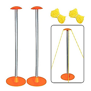 Tuszom Boat Cover Support Pole with Straps
