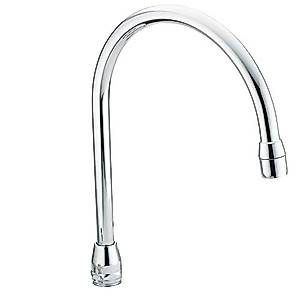 Moen 104433 Commercial Gooseneck Spout 8-3/8-Inch, Chrome