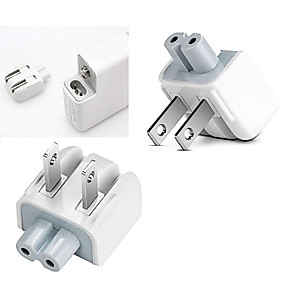 2 Pcs Mac AC Wall Adapter Plug Duckhead US Wall Charger AC Cord US Standard Duck Head for MacBook Mac iBook/iPhone/iPod AC Power Adapter Brick