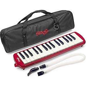 Stagg MELOSTA32 RD Melodica, Red