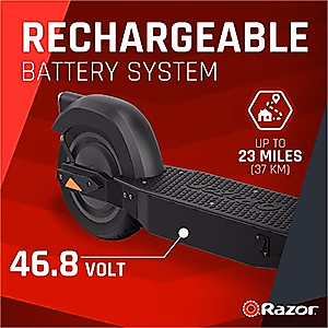 Razor C45 Electric Scooter – Up to 19.9 MPH with Cruise Control, Up to 23 Miles of Range, Foldable and Portable, Bluetooth Wireless Tech Enabled to Connect to Razor E Rides App [Amazon Exclusive]