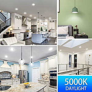 Energetic LED Recessed Light Bulbs BR30, 85W Equivalent, Dimmable, Daylight 5000K, Indoor Flood Lights for Recessed Cans, UL Listed, 6 Pack